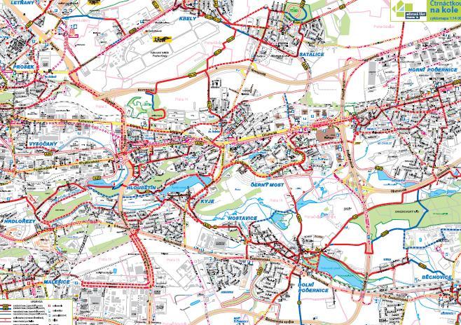 Nová cyklomapa - Život na Praze 14Život na Praze 14
