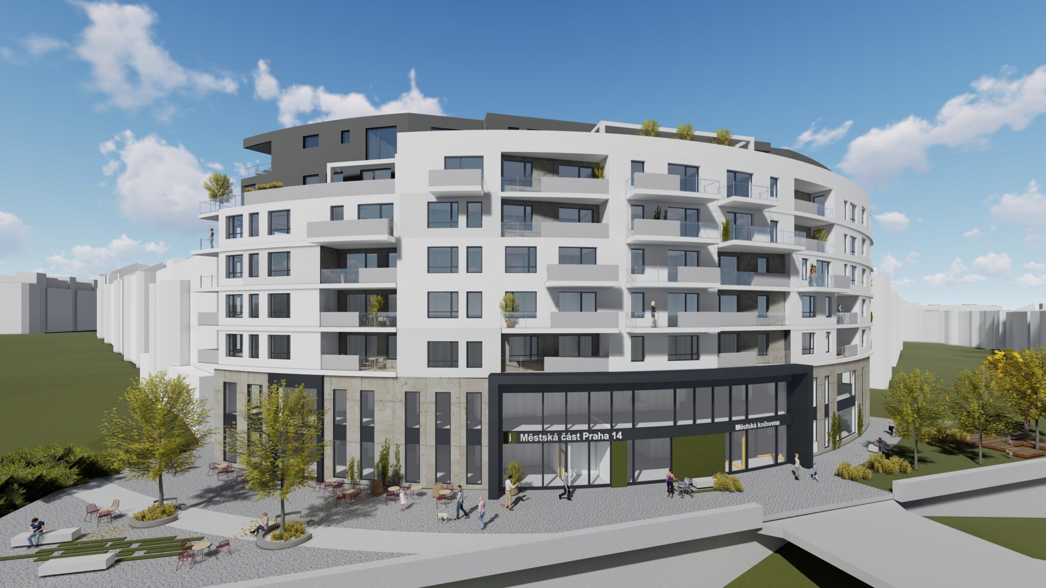 TZ 12/2023 U stanice metra Černý Most „roste“ moderní polyfunkční dům ...